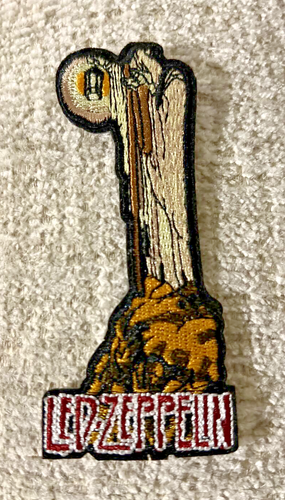 Led Zeppelin Lantern Man Stairway To Heaven Embroidered Iron-On Patch 4 ...