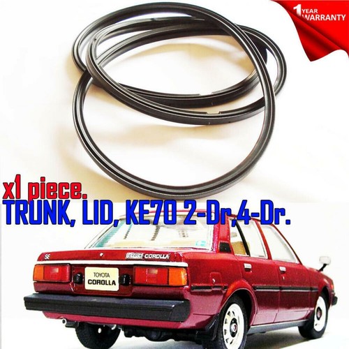For Toyota Corolla KE70 Sedan KE70 2Dr 4Dr Weatherstrip Trunk Lid ...