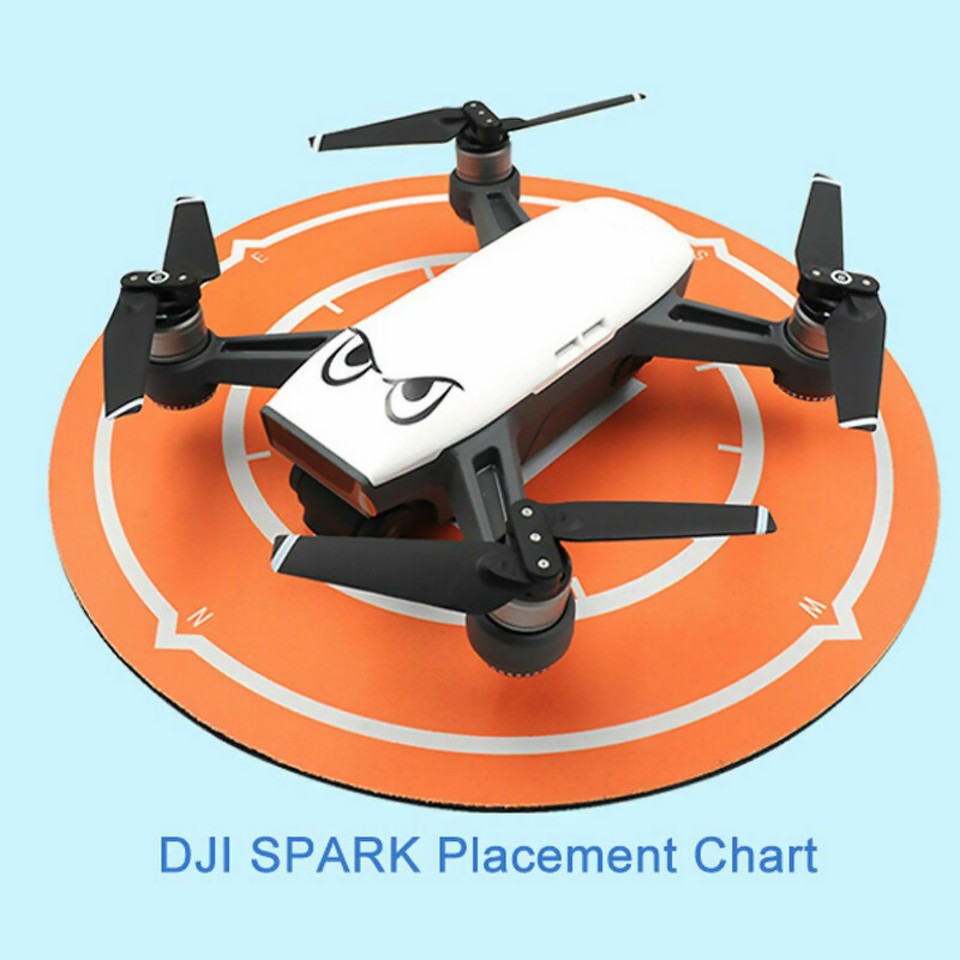 25cm New Portable Quadcopter Helipad Landing Pad Apron for DJI Spark ...