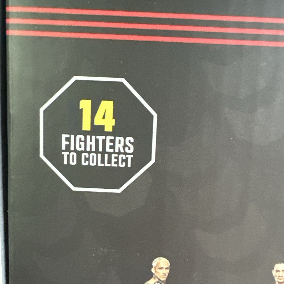 UFC Octagon Fighters Display Case & 8 SEALED Blind Pack Figure MMA ...
