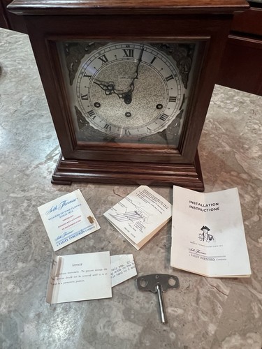 Amazing Clean Seth Thomas Legacy 3W Mantle Clock 1314 A Westminster ...