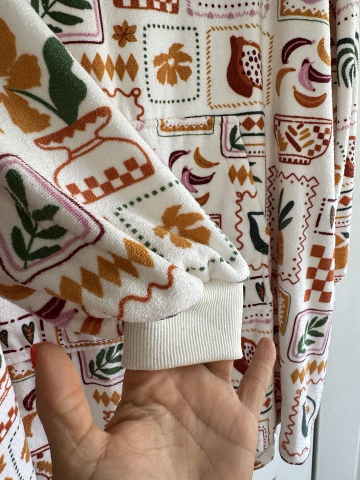 NWT Marlo Lorenz Throwzy Ultra Soft Wearable Poncho Coverup O/S Harvest ...