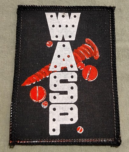 WASP band SUPER RARE vintage old Patch Heavy Metal W.A.S.P. | eBay