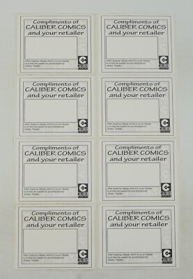 Caliber Comics read & return stickers - Compliments of Caliber & your ...
