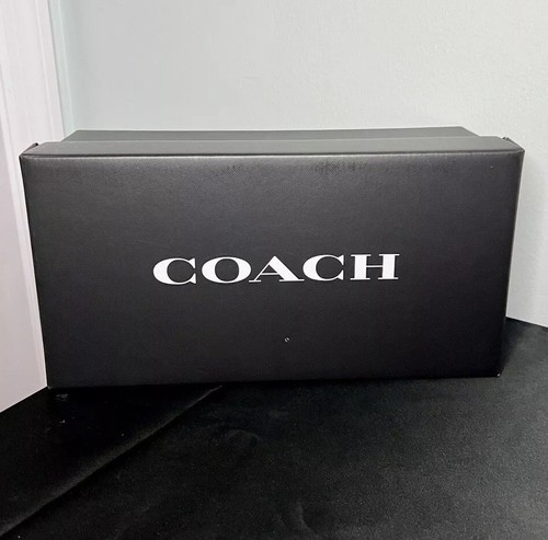 Coach Empty Shoe Box Harlan Sandals Shoes Storage Black White Logo *BOX ...