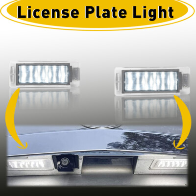 2X Rear License Plate Lights 6000K White for Cadillac Chevy Buick GMC ...