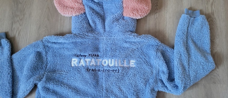 Womens XS ratatouille one piece all in one primark brand newblue pixar ...