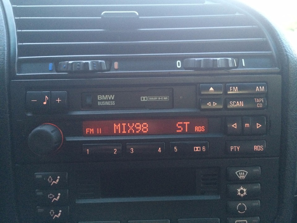 BMW E30 E31 E32 E34 E36 318 325 540 840 M3 Z3 C43 Business Radio Stereo ...