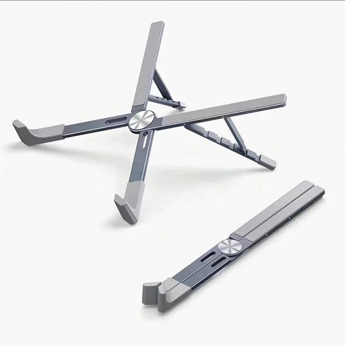 Aluminum Alloy Foldable Laptop Stand Notebook Support Base Adjustable ...