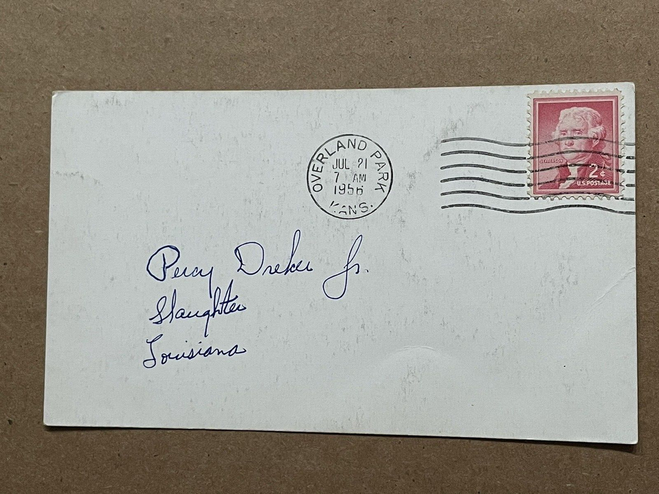 1956 Kansas City Athletics Team Issued Photo Postcard Jim Finigan ...