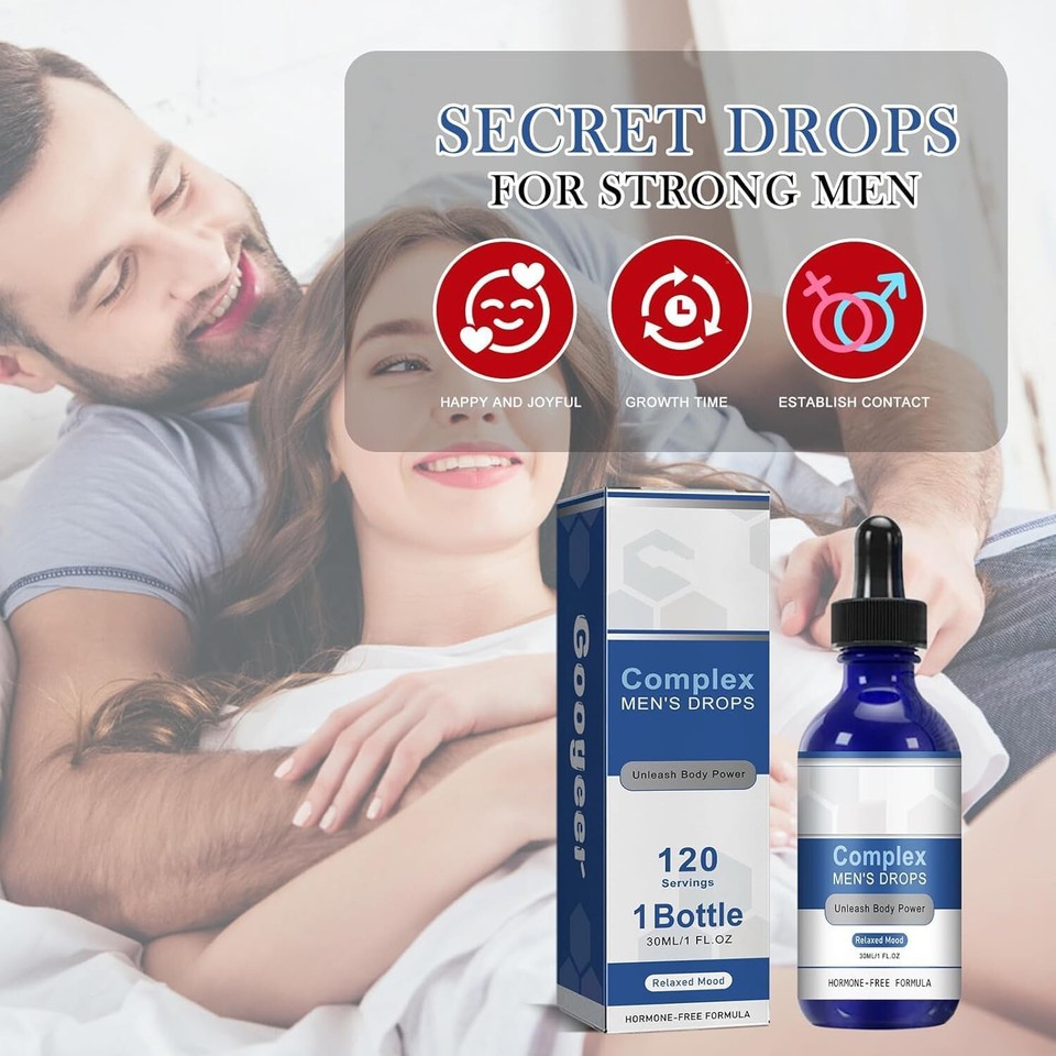 Complex Men's Drops Super Potent Version, Secret Drops for Strong Men ...
