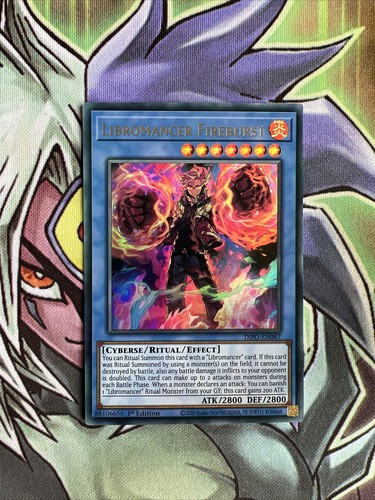 DIFO-EN087 Libromancer Fireburst Ultra Rare 1st Edition NM Yugioh Card ...