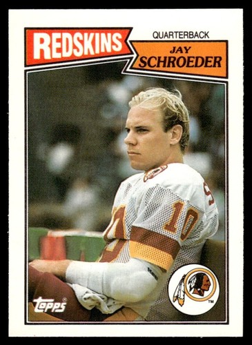 1987 TOPPS AMERICAN/UK JAY SCHROEDER D WASHINGTON REDSKINS #16 | eBay