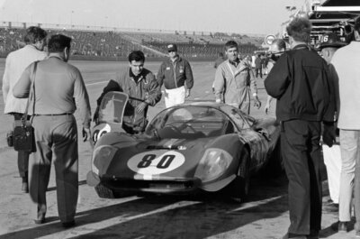 Pedro Rodriguez Ferrari Dino 206 S Sports Car 1968 Racing Old Photo 4 ...