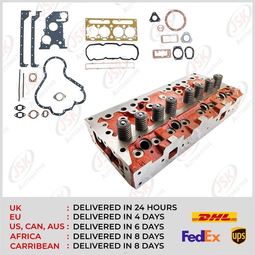 Cylinder Head Assembly with Full Gasket Kit For Perkins AD4.203 MF 165 ...
