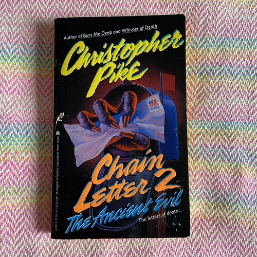 Chain Letter 2 The Ancient Evil By Christopher Pike-US Cover Vintage YA ...