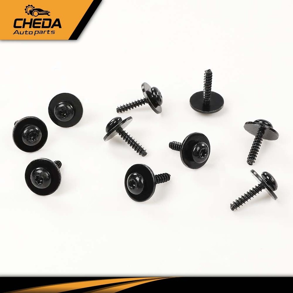 10Pcs/Set Fender Liner Bolts Fit For 2008-21 GM Torx Pan Head Screw ...