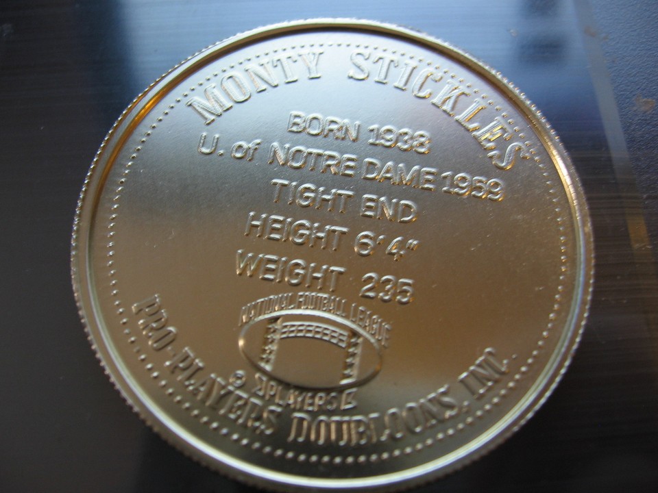 monty stickles notre dame saints Mardi Gras Doubloon Coin new orleans ...