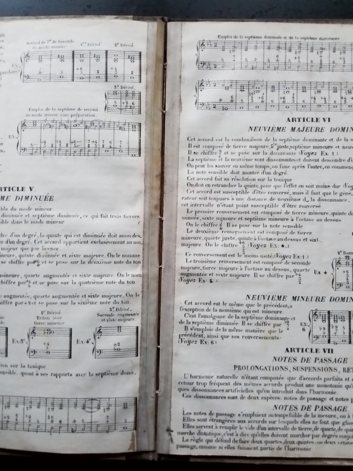 PARTITION ANCIENNE - C. S. CATEL - Méthode ou traité d'harmonie | eBay