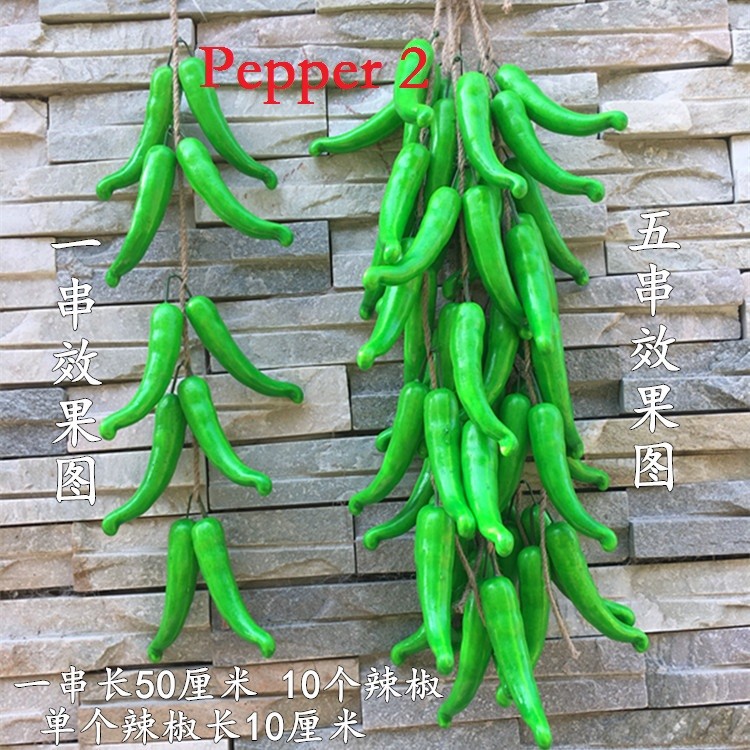1 Bunch Hanging Fake Vegetable Artificial Corn Pepper Garlic Hanger ...