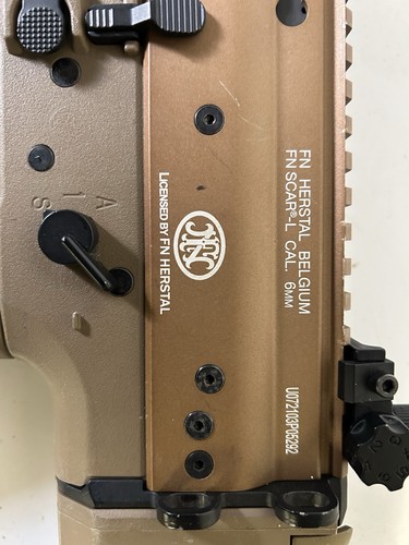 FN Herstal Licensed SCAR Light Airsoft Rifle by VFC Model CQB Tan | eBay