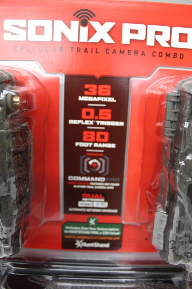 Trail Camera Stealth 2 Pk Sonix Pro 36 MP Cellular Dual Sim 80 ft ...