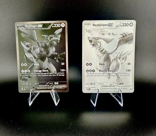 Zekrom Reshiram BWR Set 174/086 Black Bolt White Flare Pokemon Card NM ...