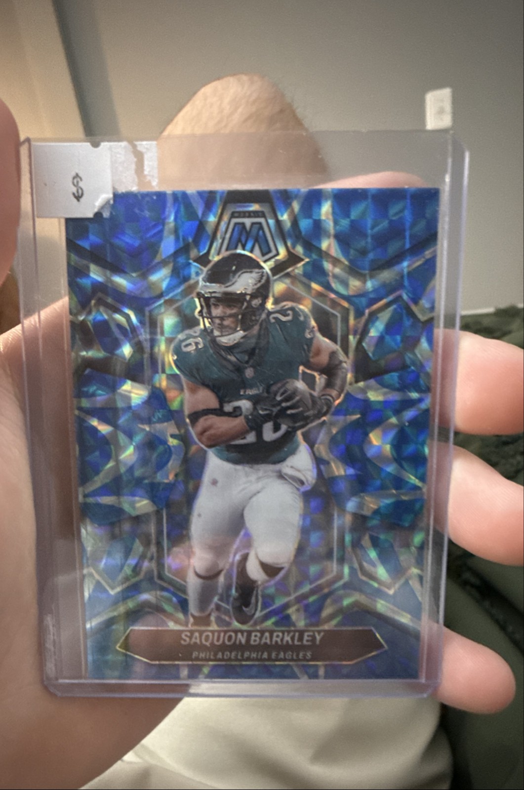 2024 Panini Mosaic - Saquon Barkley #177 Reactive Blue Mosaic Prizm | eBay