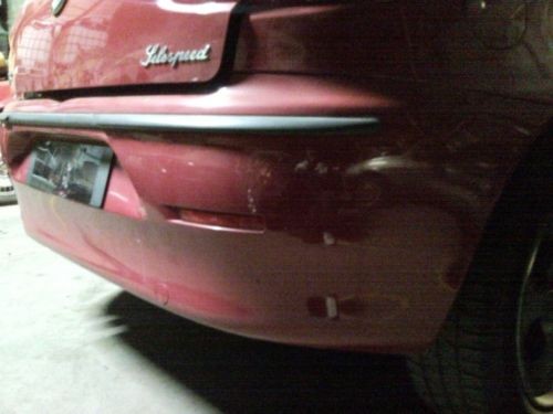 Alfa Romeo 147 5 Door 2002 Rear Bumper Bar RED | eBay Australia