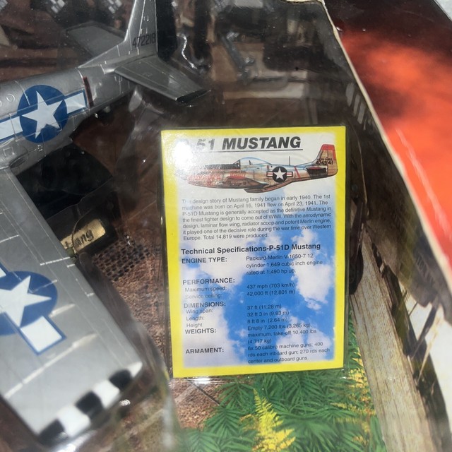 Motormax 1 48 Scale P-51 Mustang Diecast Airplane for sale online | eBay