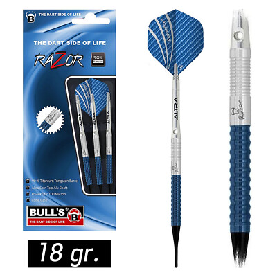 BULLS BULL´S Soft E Darts Edarts Dartset Dartsatz Dart Razor R2 18 gr ...