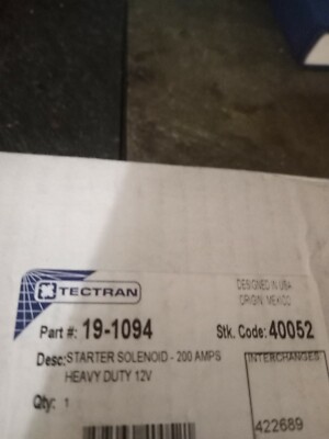 *new* Tectran 19-1094, Continuous Duty Solenoid,2 Normally Open NIB | eBay