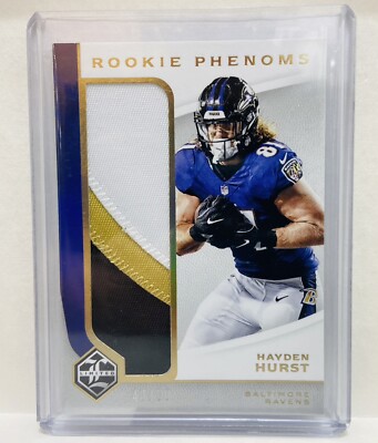 Hayden Hurst Limited Rookie Phenoms 48/50 Patch Card RAVENS 🔥🔥 | eBay