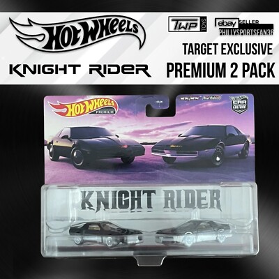 Hot Wheels Premium Car Culture 2 Pack Knight Rider K.I.T.T. & K.A.R.R ...