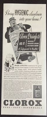 Vintage 1936 Clorox Bleach Print Ad | eBay