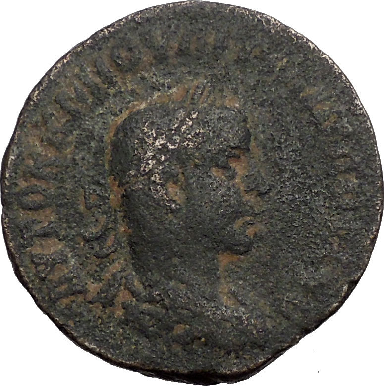 PHILIP II 244AD Antioch TYCHE RAM Large Authentic Ancient Roman Coin ...
