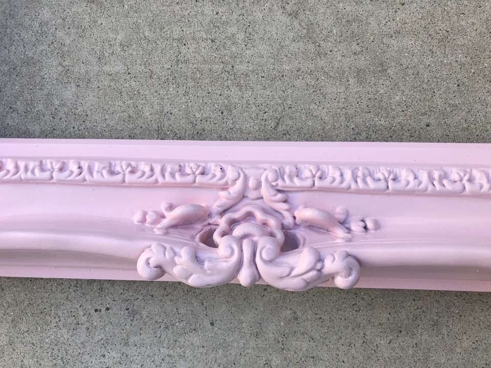 16x20 Classic Pink Frame Baroque Ornate Frame Canvas Art Print ...