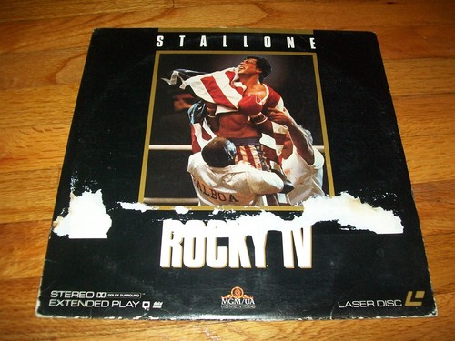 ROCKY IV Laserdisc LD VERY GOOD CONDITION VERY RARE GREAT FILM PART ...