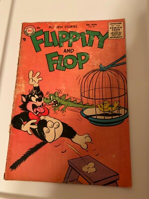 VINTAGE 1956 DC Comics FLIPPITY AND FLOP #26 Funny Animal Golden Age | eBay