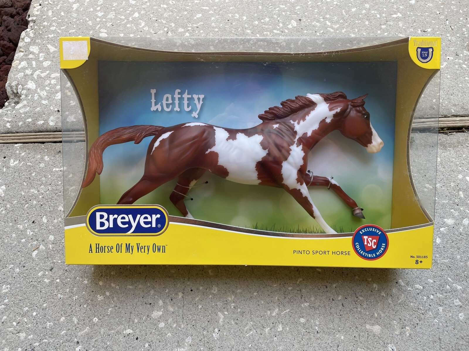 New Retired Breyer Horse #301185 Lefty Chestnut Pinto Overo Cigar ...