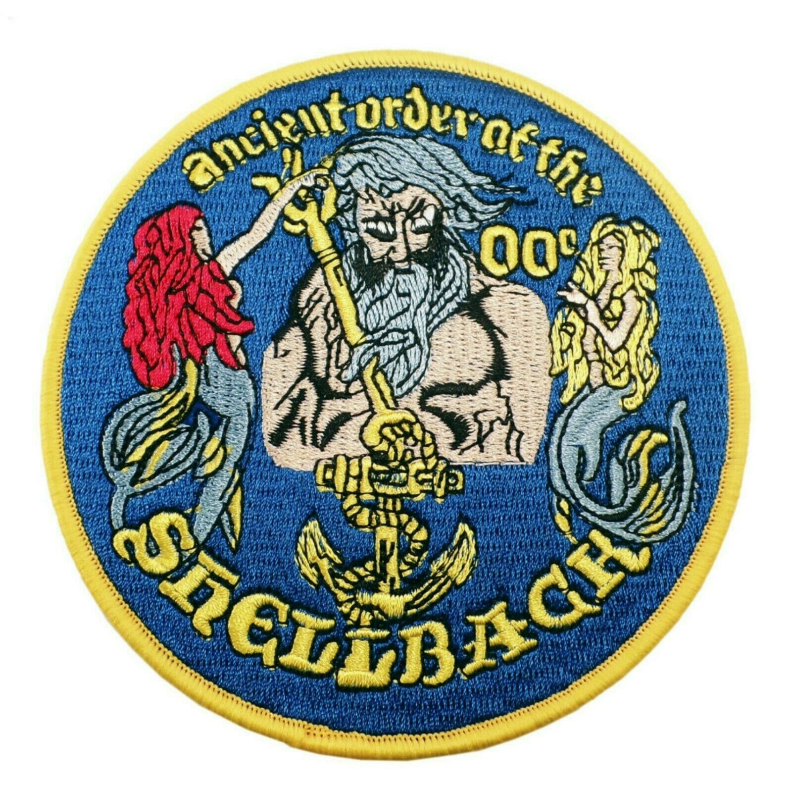 US NAVY Military Embroidered Patch ANCIENT ORDER SHELLBACK Crossing the ...