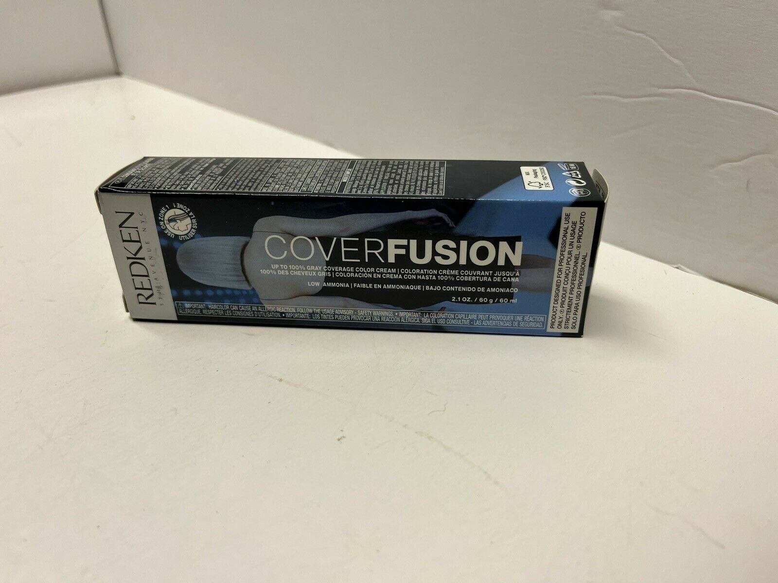 Cover Fusion Low Ammonia - 7nn Natural Redken Hair Color for Unisex 2.1 ...