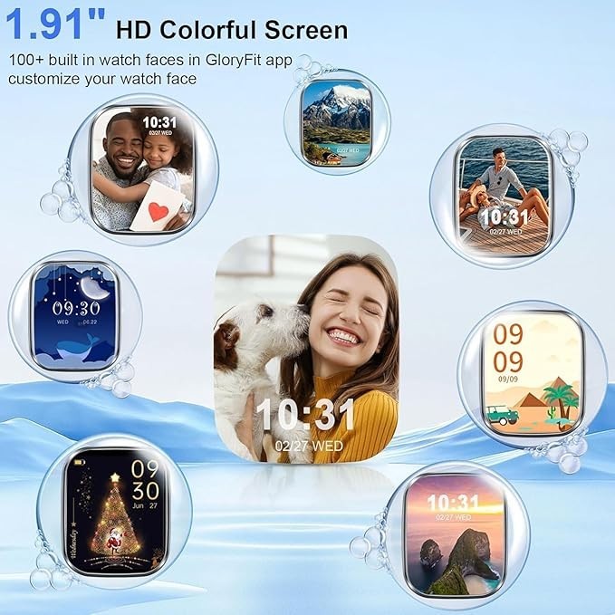 Smart Watch, 1.96" HD SmartWatch for Men Women Touch Screen Answer/Make ...