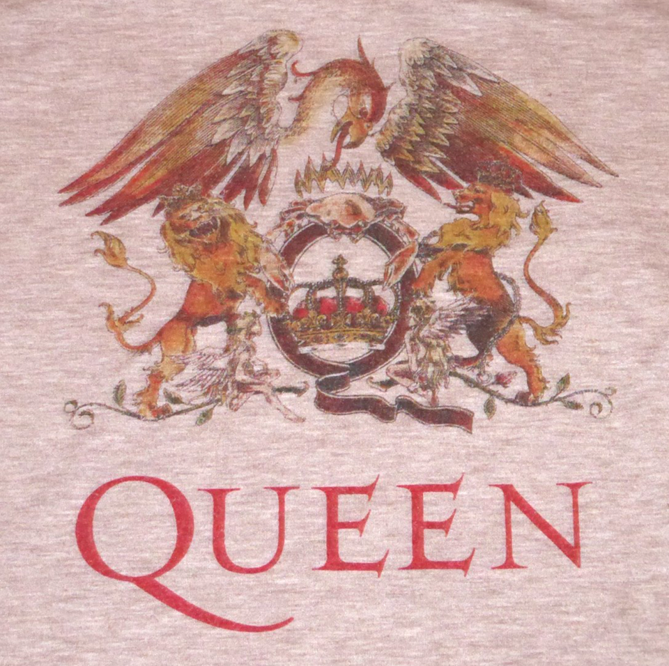 Queen Classic Crest Concert Tour Shirt Size Medium Band Rock Retro Art ...