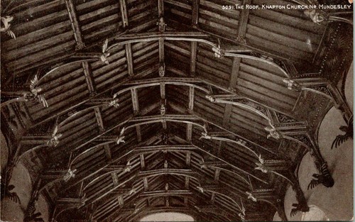 Mundesley UK Knapton Church The Roof Postcard unused (25826) | eBay
