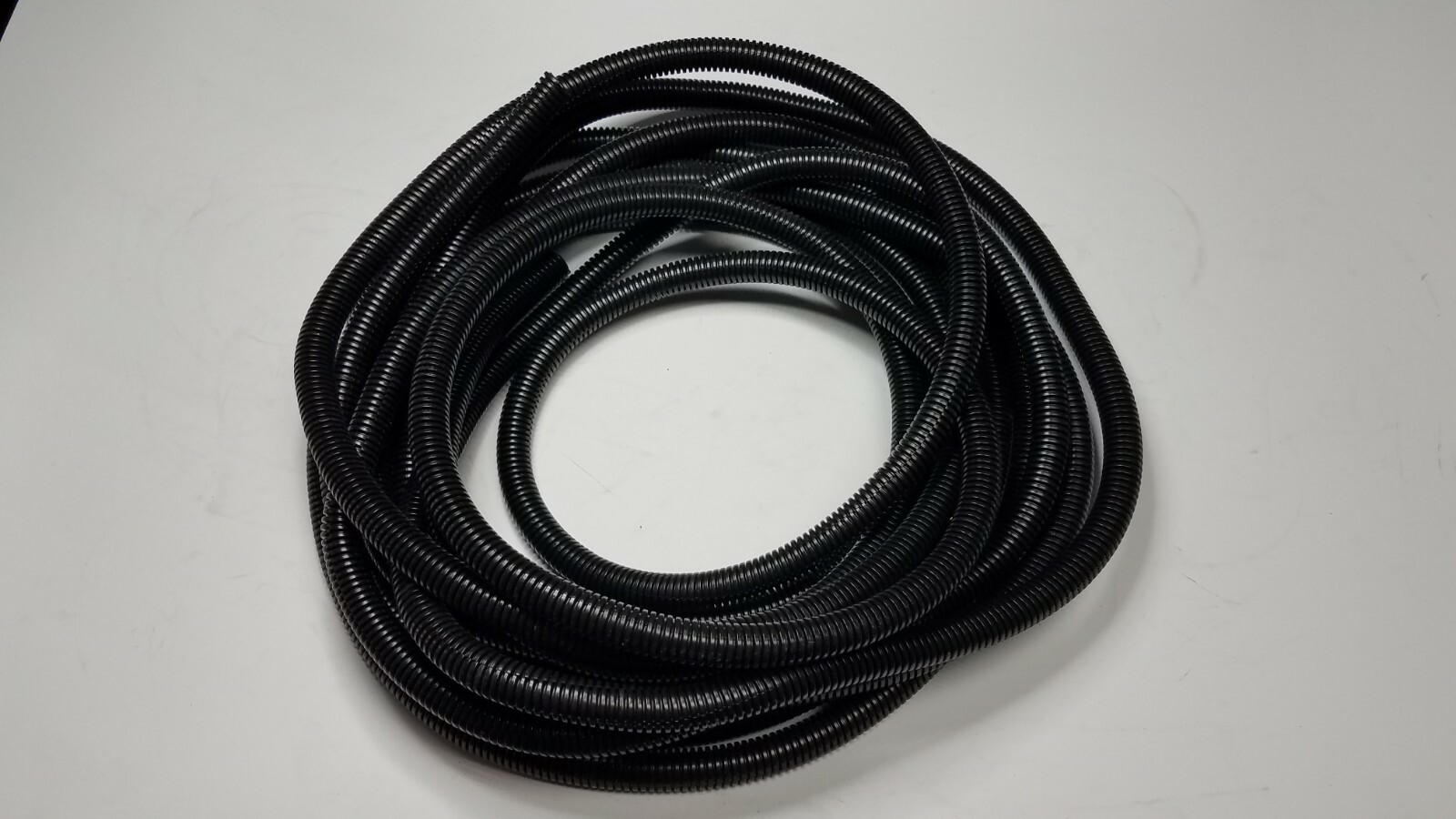 TECHSPAN 769865B 1/2" ID POLY SPLIT LOOM BLACK POLYETHYLENE 50 FEET NNB ...