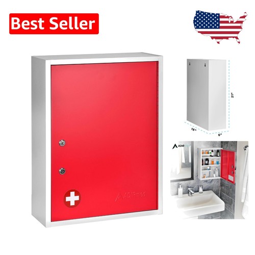 Versatile Lockable Medical Storage Cabinet - Perfect for Home or Office ...