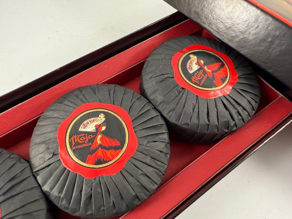 Vintage Myrurgia Maja Jabon Soap Set of 3 Bars New In Opened Box | eBay