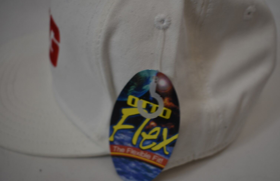 USHER OMG White Embroidered Flex Fit Hat Cap NWT L/XL | eBay