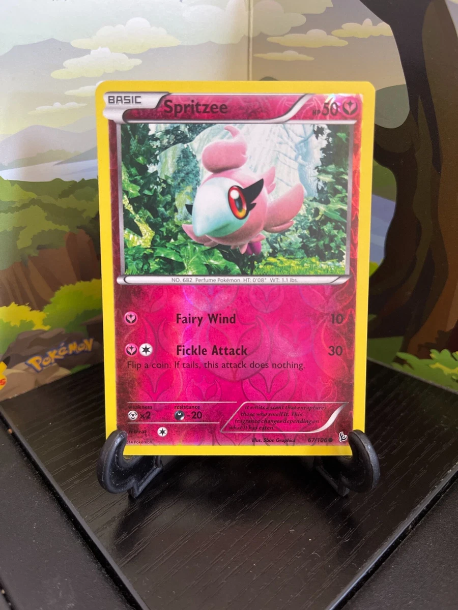 Spritzee Pokemon Card